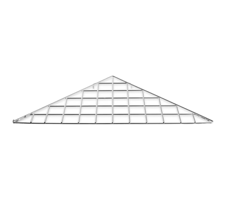 Grid Triangle Shelf - Chrome | Store Displays®
