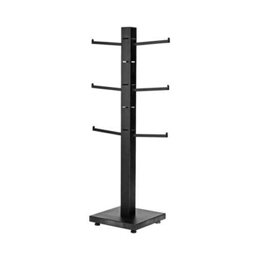 Tabletop 4-Sided Display w/ Adjustable Arms - Black | Store Displays®