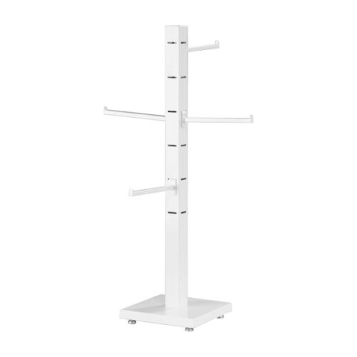 Tabletop 4-Sided Display w/ Adjustable Arms - White | Store Displays®