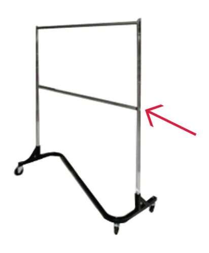 | Z-Rack Add On Hangrail For RZ/1 | Store Displays®