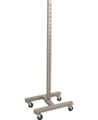AK SINGLE SLOTTED DISPLAYER WITH CASTERS | Store Displays®