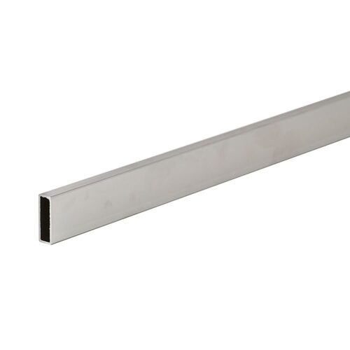 Alta 24" Rectangular Tube - Satin Chrome | Store Displays®