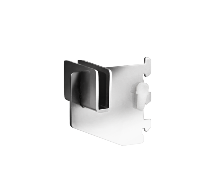 3" Hangrail Bracket For Rectangular Tubing - Chrome | Store Displays®