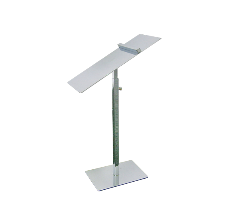 Angled Shoe Stands - Chrome | Store Displays®