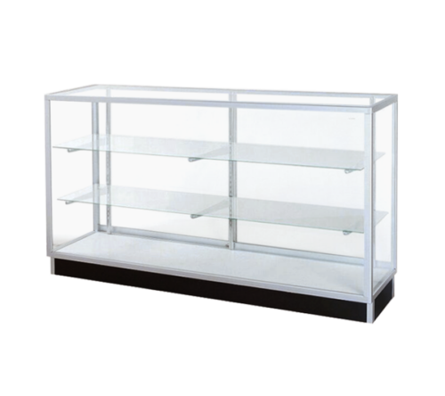 5' Silver Standard Extra Vision Display Case | Store Displays®