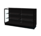 5' Black Standard Extra Vision Display Case | Store Displays®