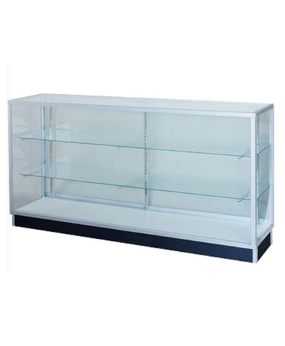 6' Silver Standard Extra Vision Display Case | Store Displays®