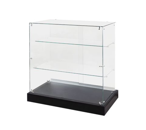 Frameless Glass Display Case 36"L x 38"H | Store Displays®