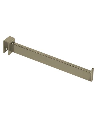 12" HANGRAIL DISPLAY HOOKS - SADDLE TYPE MOUNT - RECTANGULAR HANGRAIL ...
