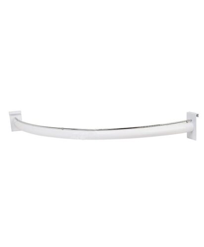 Quarter Circle Hangrail For Gridwall - White | Store Displays®