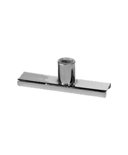 4"W MAGNETIC BASE FOR THREADED STEM - CHROME | Store Displays®
