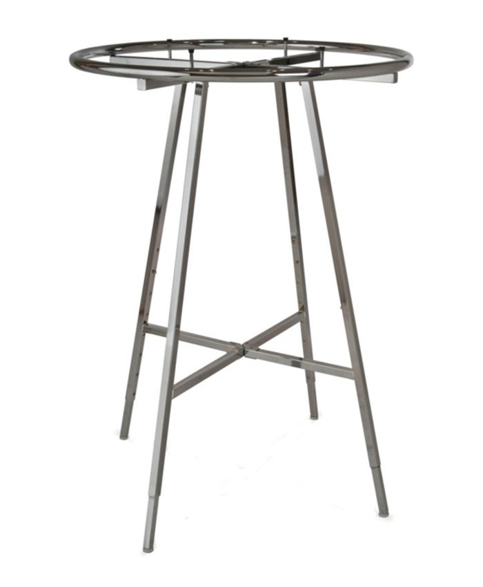 | 36" Diameter Round Rack w/ Round Rim Tubing - Chrome | Store Displays®
