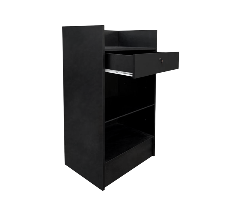 38" Cash Register Stand - Black | Store Displays®