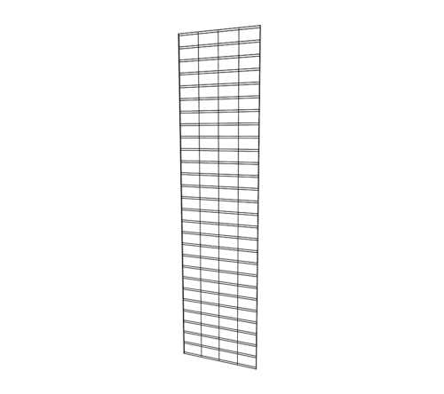 2' x 8' Slat Grid Panel - Black | Store Displays®