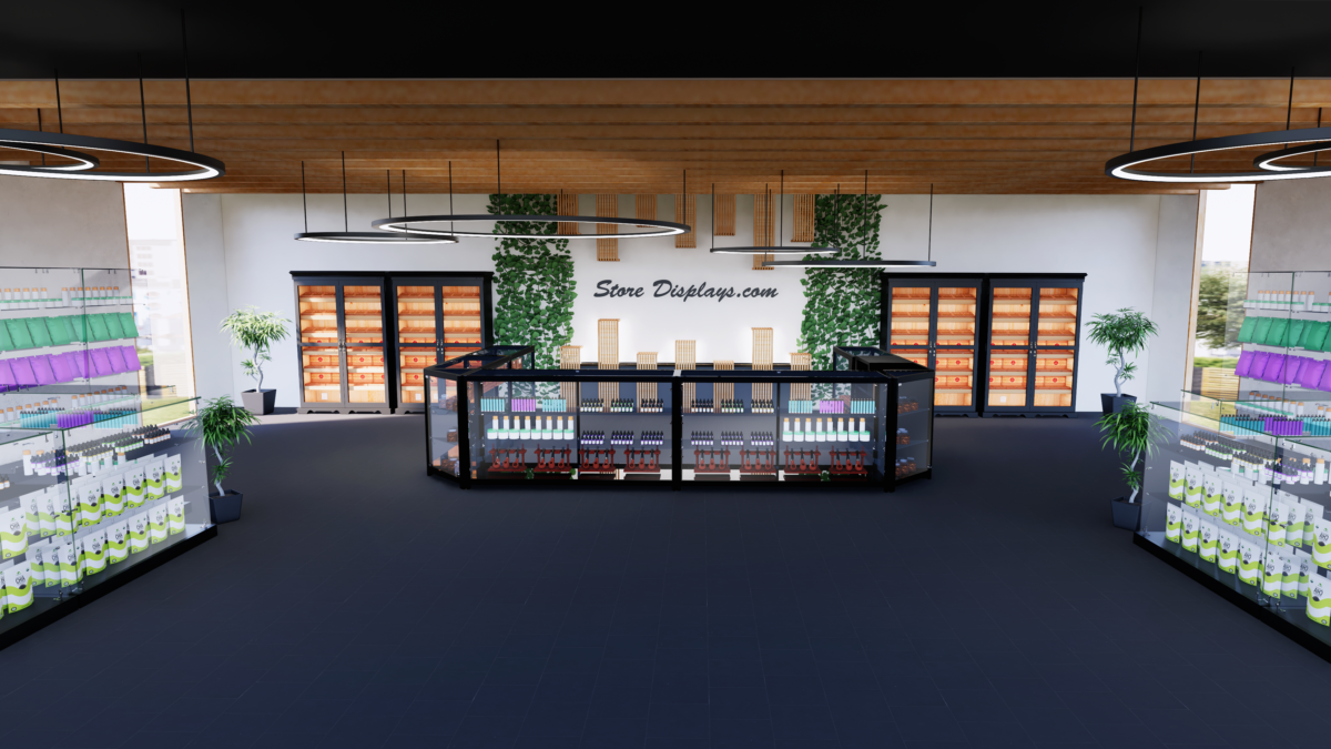 4' Silver Standard Extra Vision Display Case | Store Displays®