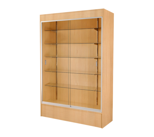 Maple Wall Display Case 48"L x 78"H | Store Displays®
