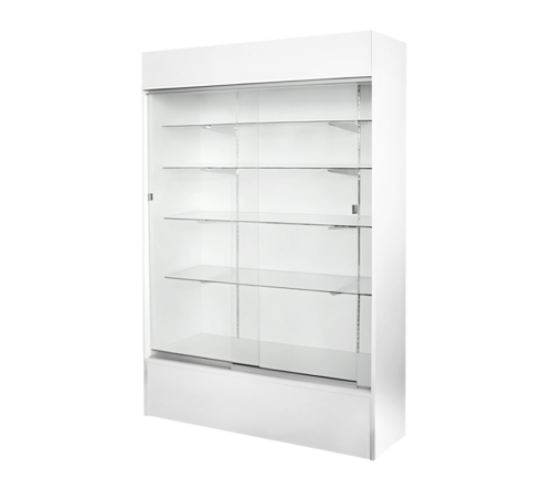 White Wall Display Case 48"L x 78"H | Store Displays®