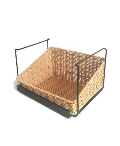 Willow Basket Stackable Counter Display - Black | Store Displays®