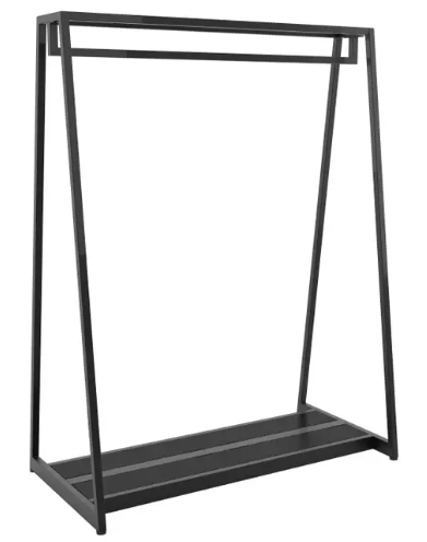 62"H ASPECT DOUBLE SIDED FLOOR MERCHANDISER - MATTE BLACK | Store Displays