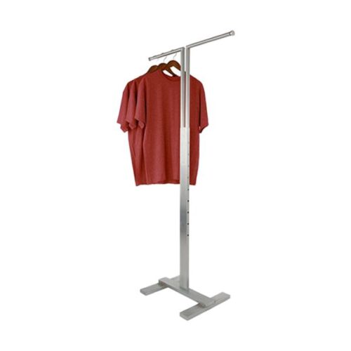 Adjustable 2-Way Rack - Satin Chrome | Store Displays®