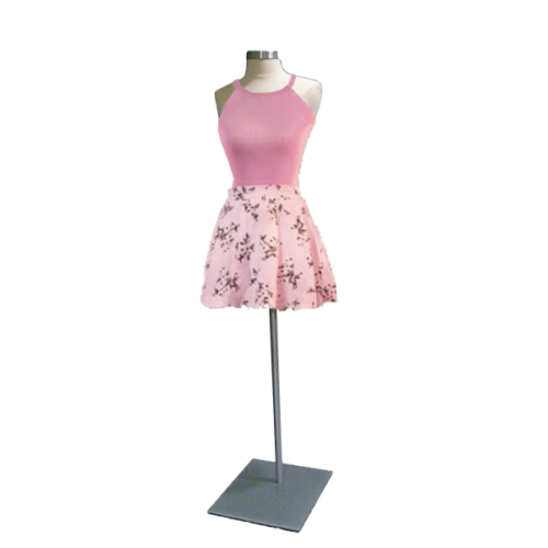 HEADLESS FEMALE BODY FORM- METAL BASE - CREAM | Store Displays®