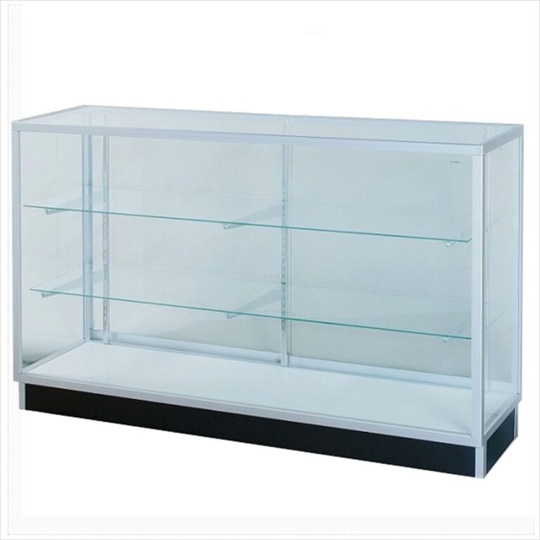 5' Silver Standard Extra Vision Display Case | Store Displays®