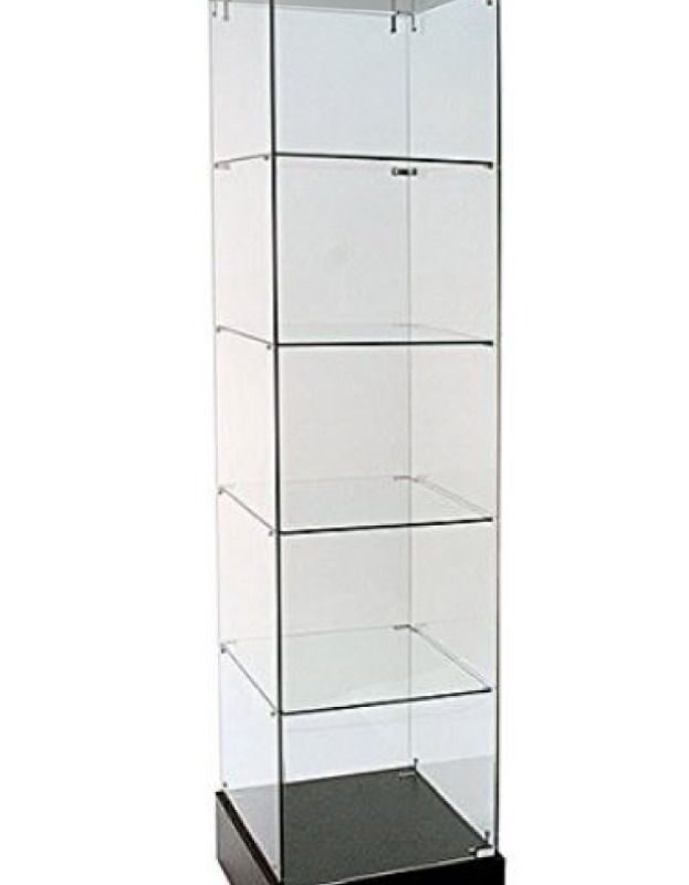 4' Silver Standard Extra Vision Display Case | Store Displays