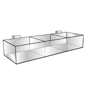 Triple Hosiery Bin Display For Gridwall | Store Displays®