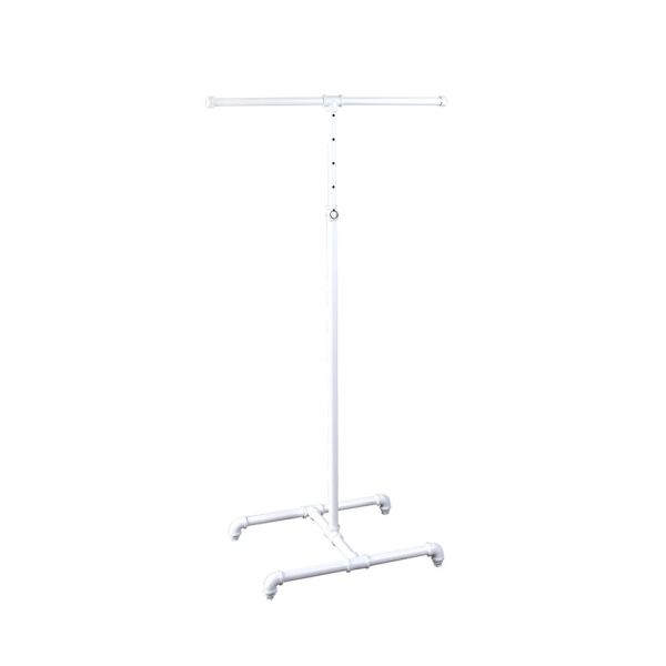 | 2-WAY PIPELINE RACK - MATTE WHITE | Store Displays®