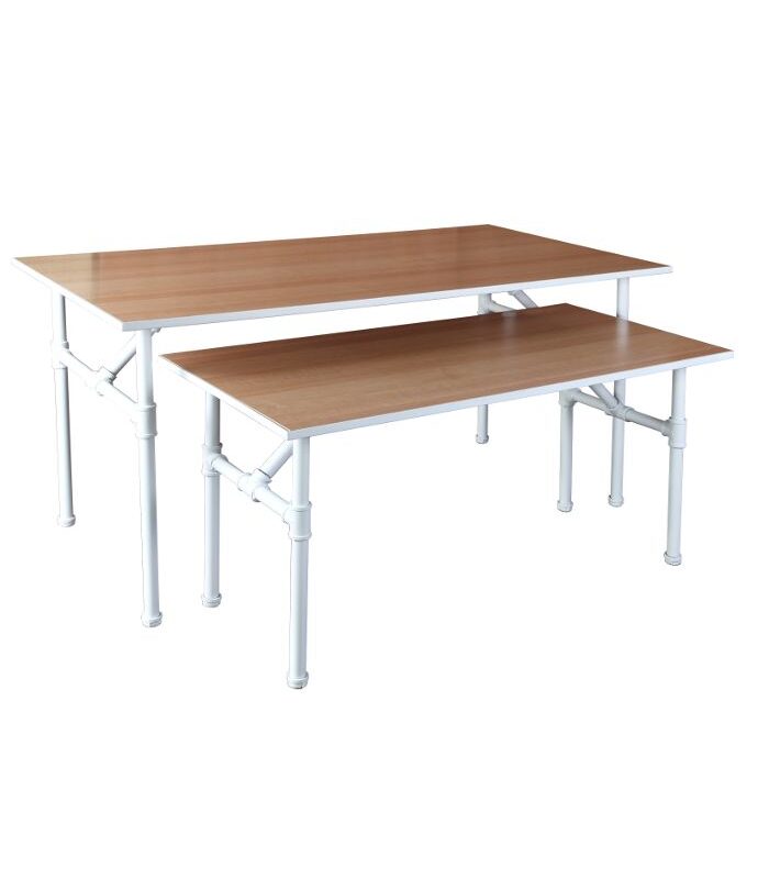 60"L X 32"W X 30"H LARGE NESTING TABLE - RAW | Store Displays