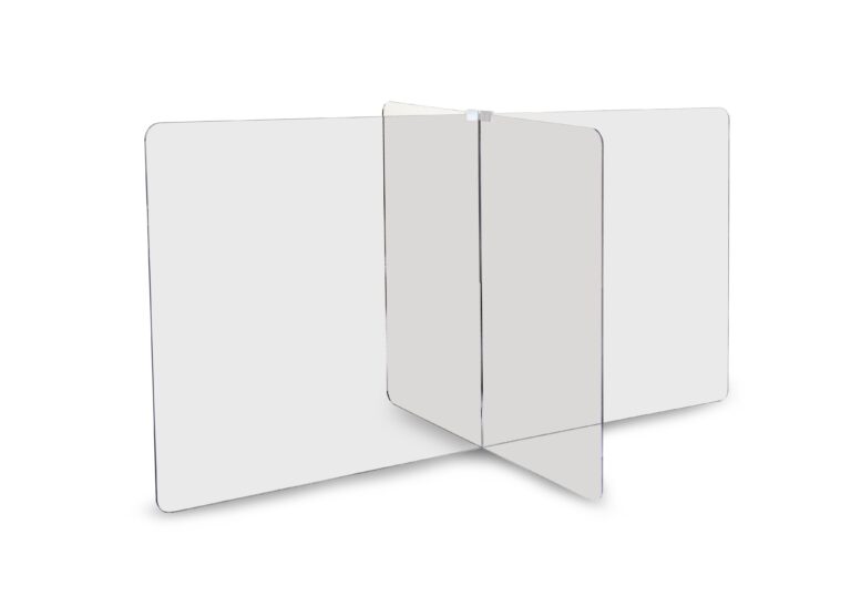 4-WAY INTERLOCKING MULTI-SECTIONAL ACRYLIC SNEEZE GUARD SHEILD | Store ...