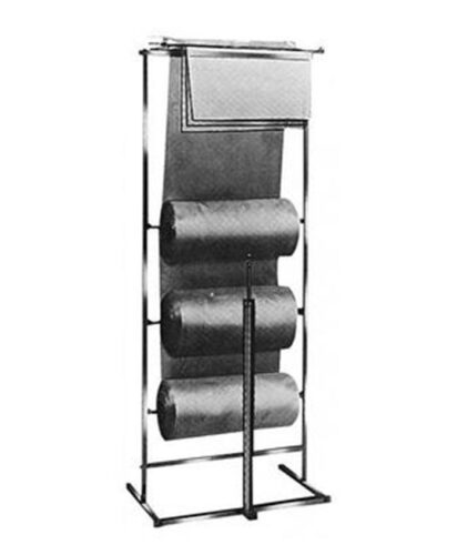 3 ROLL POLY DISPENSER RACK - CHROME | Store Displays®