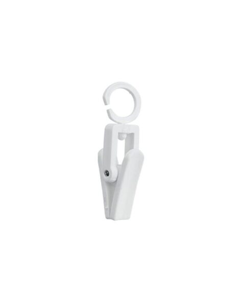 WHITE SWIVEL CLIP | Store Displays®