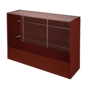4' Full Vision Display Case - Cherry | Store Displays®