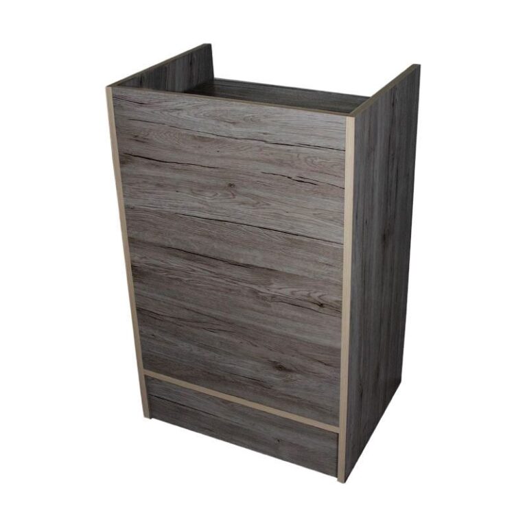 38" Cash Register Stand - Rustic Gray | Store Displays®