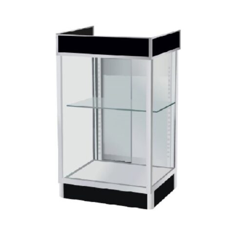38"H Silver Standard Extra Vision Cash Register | Store Displays®