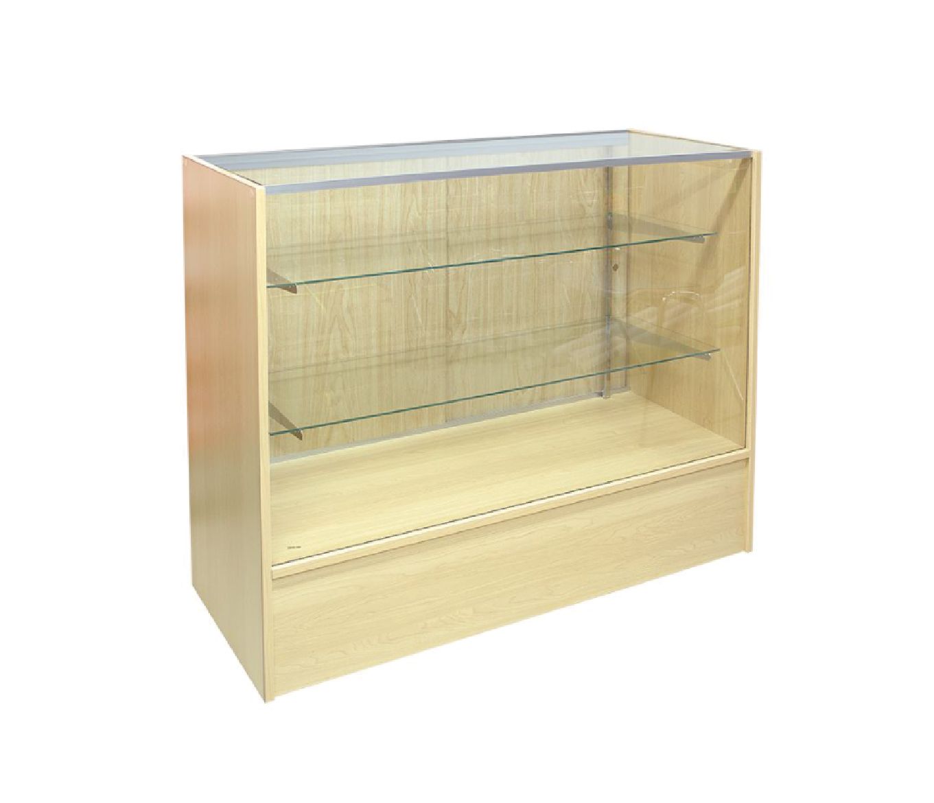 5' FULL VISION DISPLAY CASE - MAPLE | Store Displays
