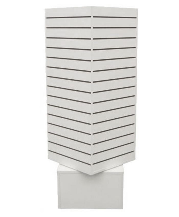 | 20" Slatwall Rotating Display - White | Store Displays®